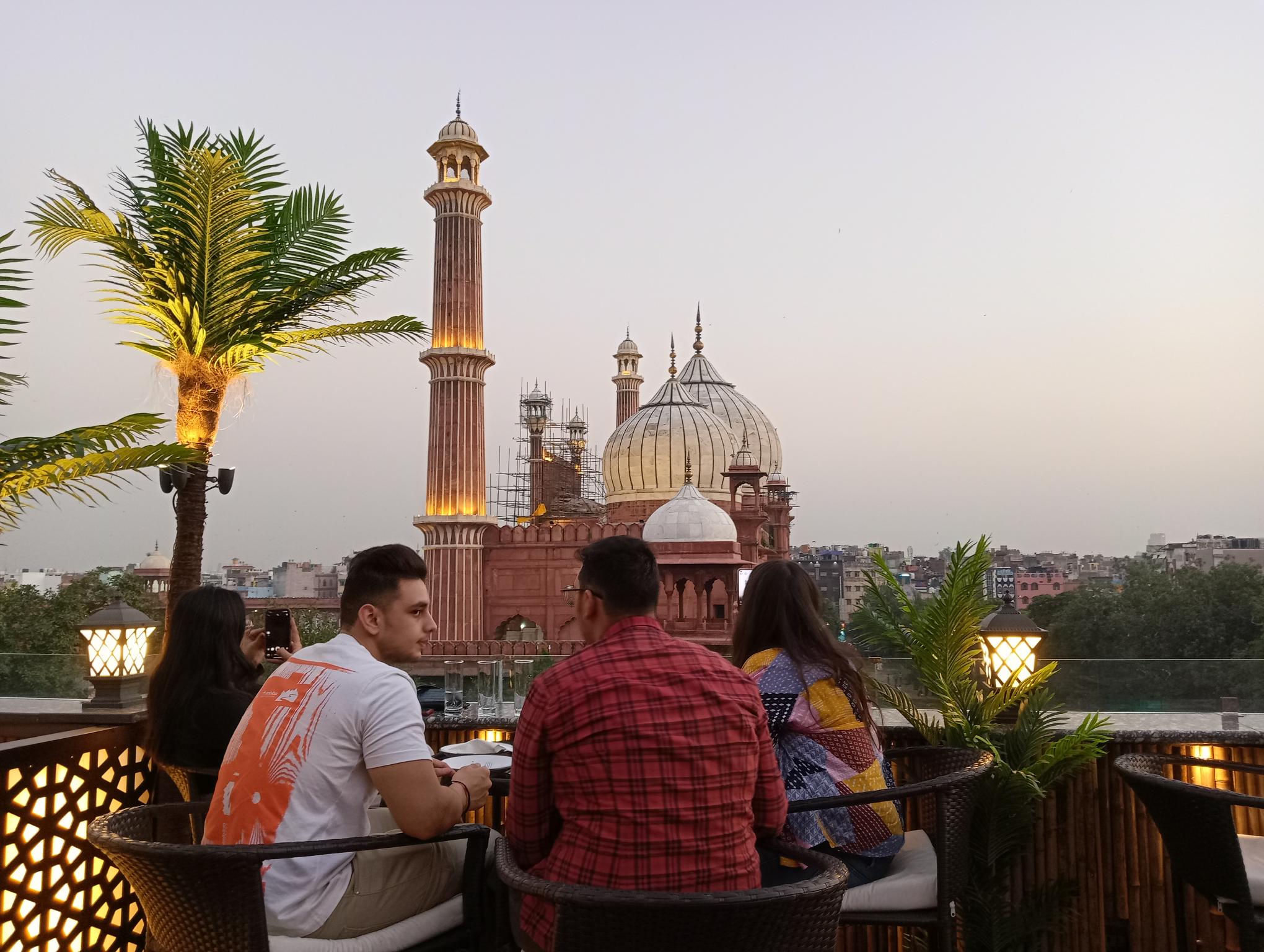 Perfect Combo: A cafe overlooking the spectacular Jama Masjid - The Patriot